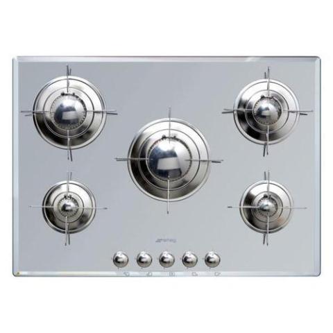 Buy Smeg Gas Hob | 70/75 cm Piano Aesthetic Design PTV705ES Built-In 5 ...