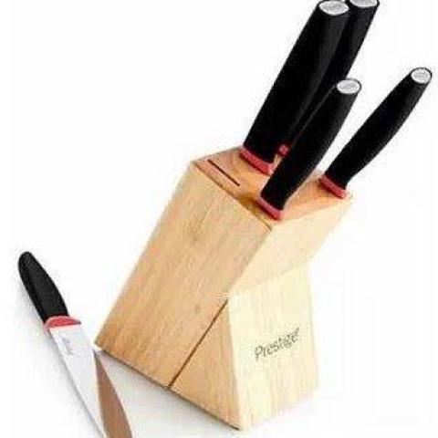 Buy Prestige 6pcs Knife Block Set - 56371 | ToBuy